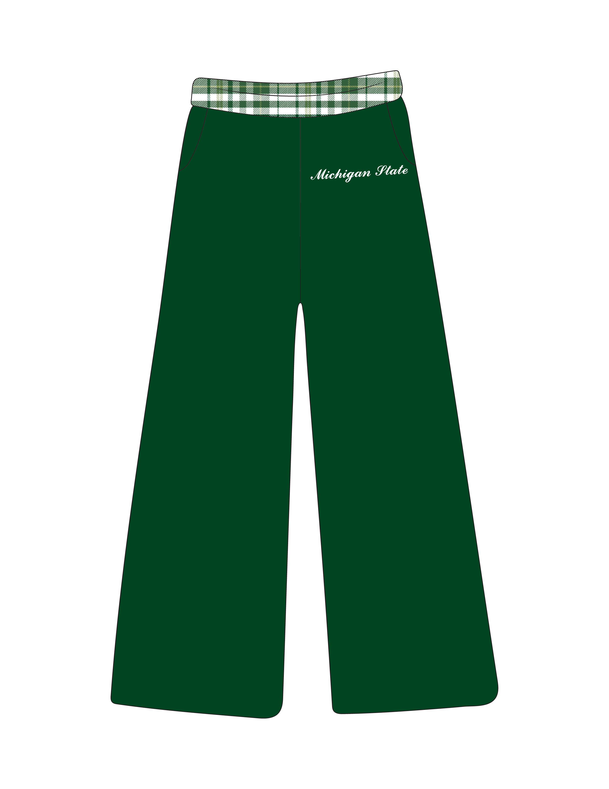 Michigan State University Zeta Tau Alpha Custom Sweatpants – Campus Tees